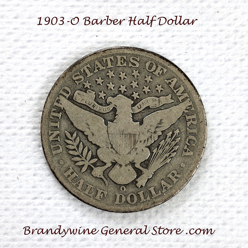 1903-O Barber Half Dollar | Brandywine General Store