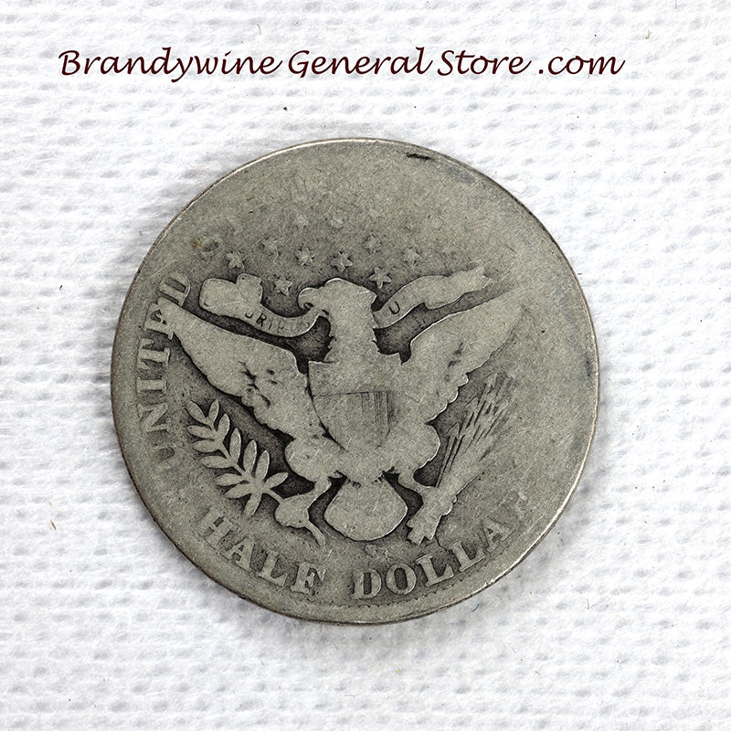 1908-S Barber Half Dollar | Brandywine General Store