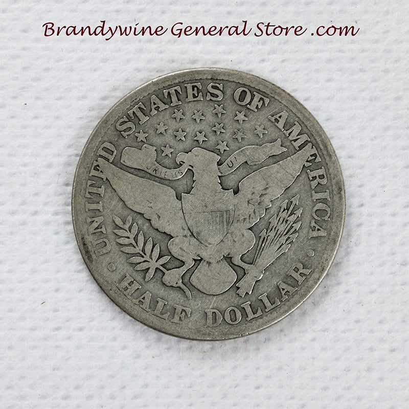1912 Barber Half Dollar | Brandywine General Store