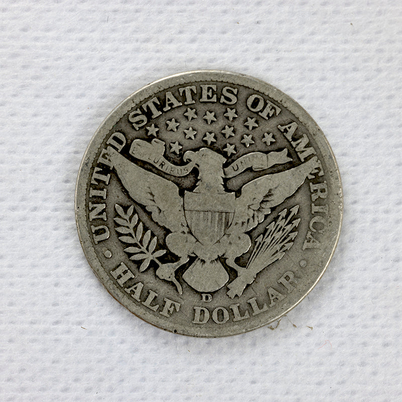 1912-D Barber Half Dollar | Brandywine General Store
