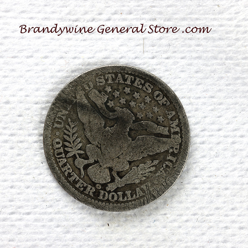 1907-O Barber Quarter | Brandywine General Store