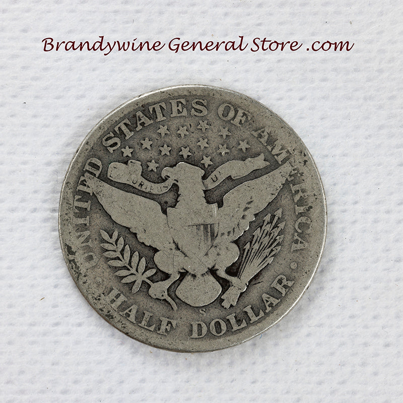 1910-S Barber Half Dollar | Brandywine General Store