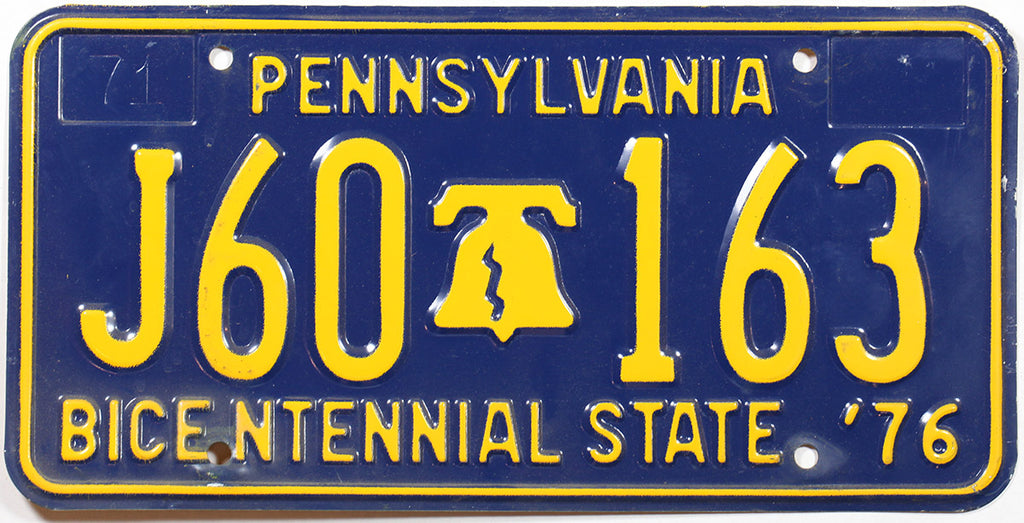 1971 Pennsylvania License Plate | Brandywine General Store