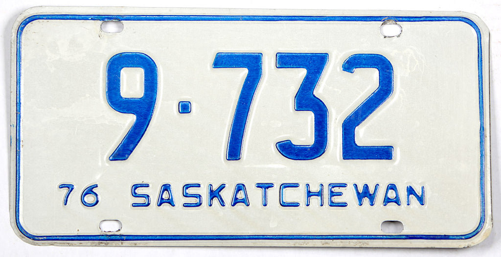 1976 Saskatchewan License Plate | Brandywine General Store