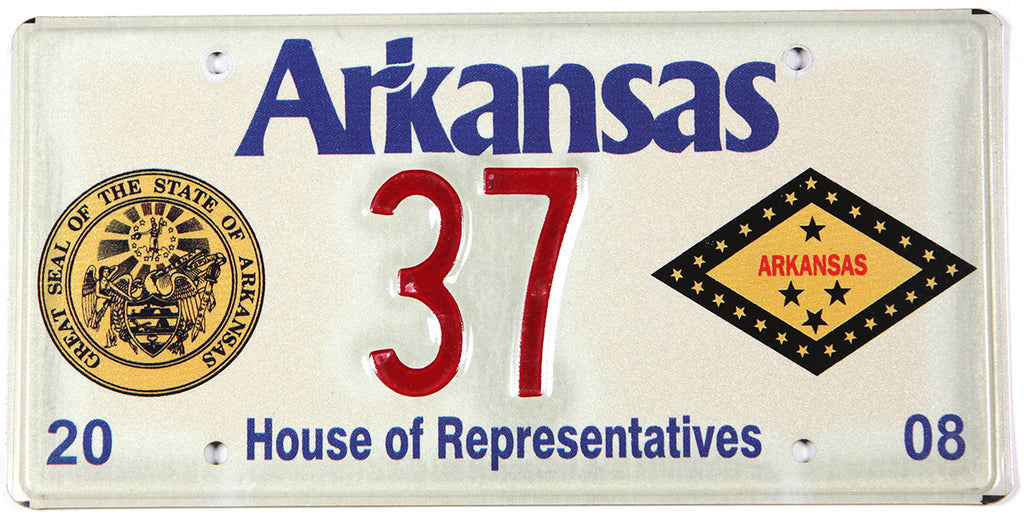 2008 Arkansas House of Representatives License Plate | Brandywine ...