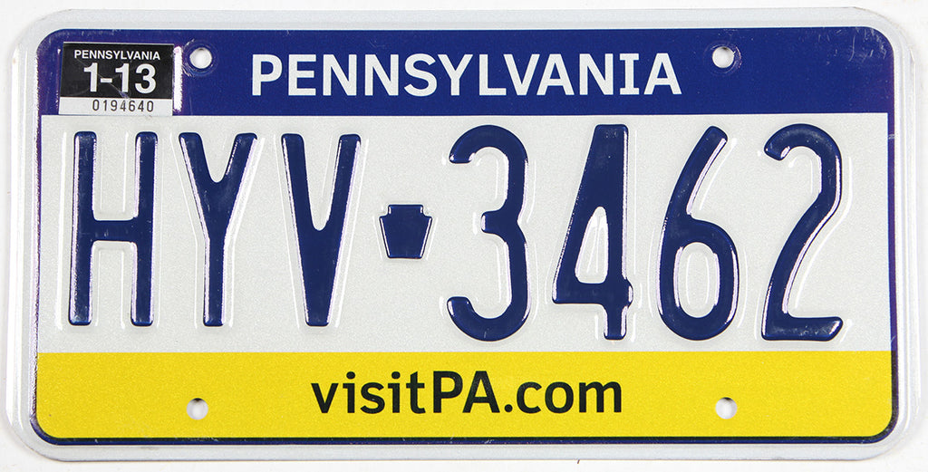 2013 Pennsylvania License Plate | Brandywine General Store
