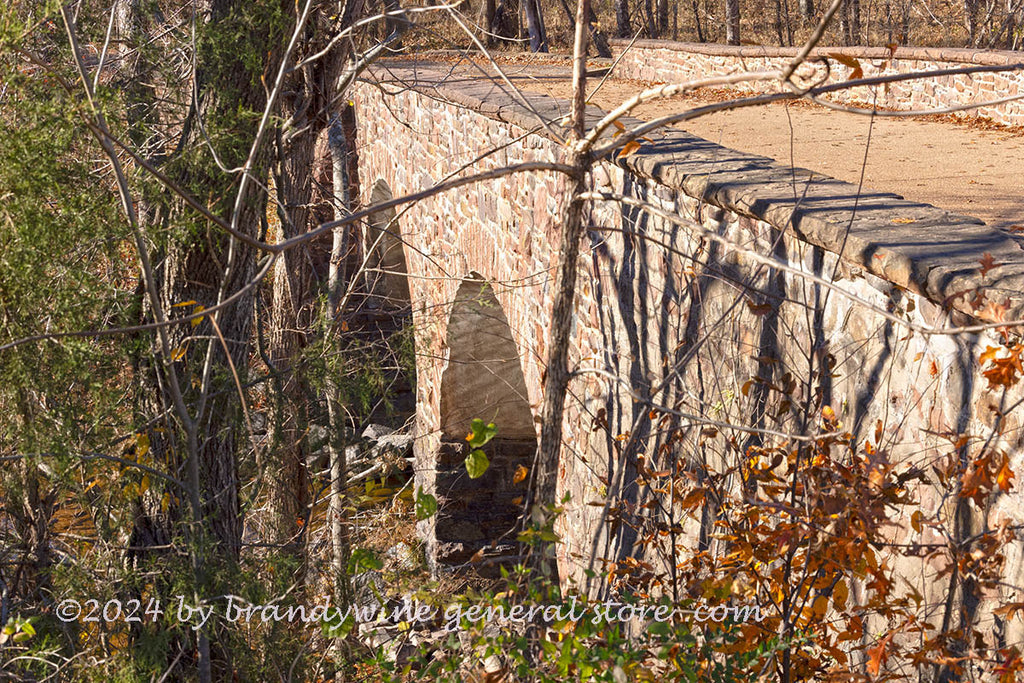 Stone Bridge Hidden in Brush Manassas Civil War Battlefield art print ...