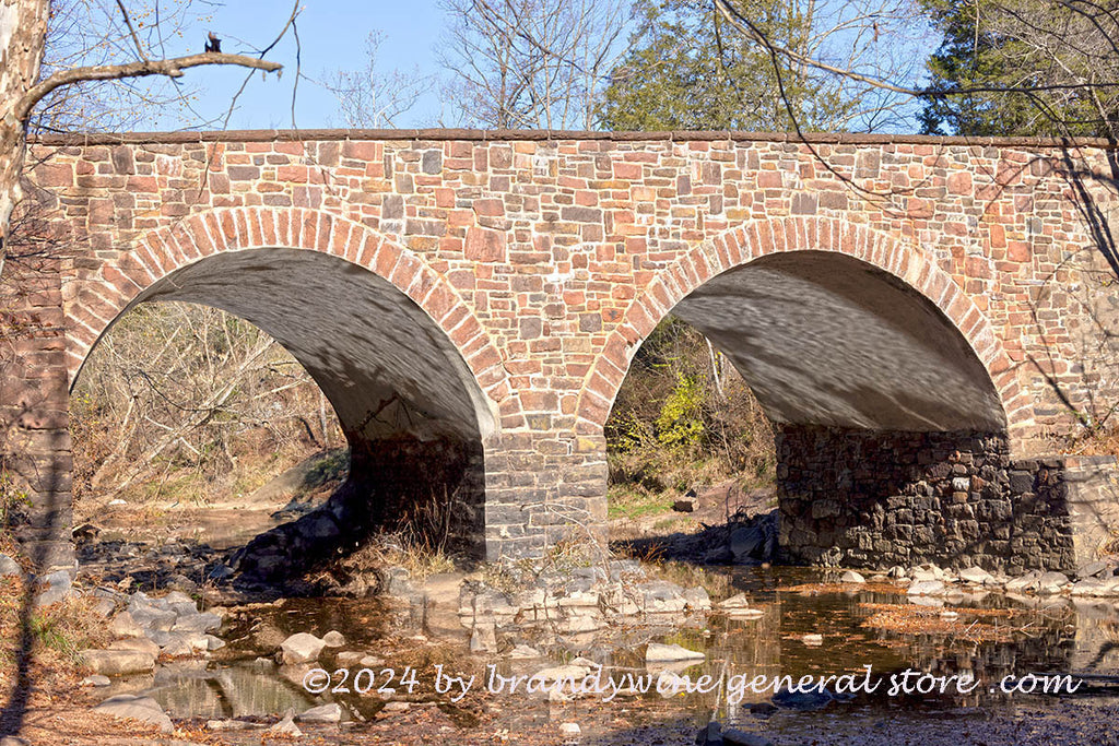 Stone Bridge in Manassas National Civil War Battlefield Park art print ...