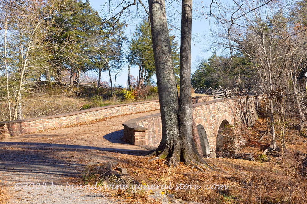 Stone Bridge in Late Fall Manassas Civil War Battlefield art print ...