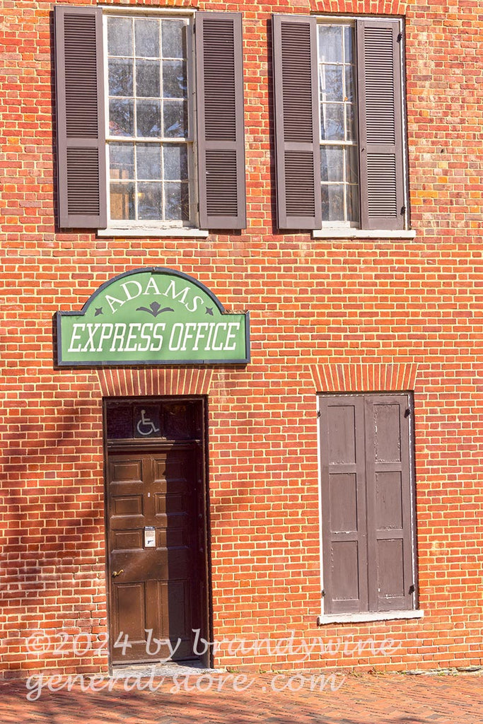 Adams Express Office Harpers Ferry WV art print | Brandywine General Store