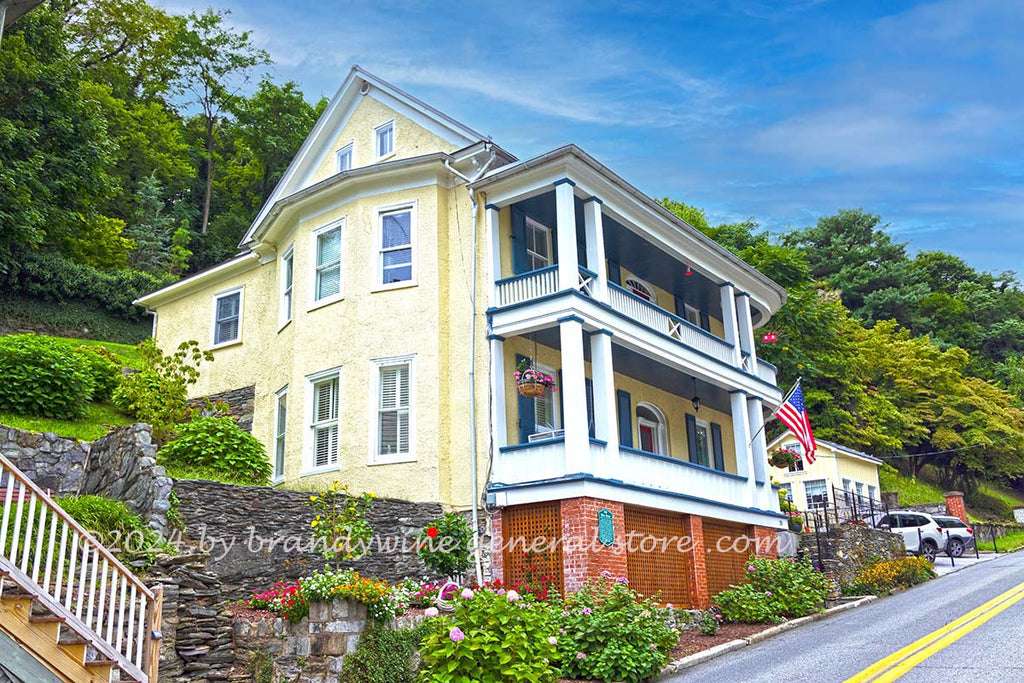 Harpers Ferry Historic Riley House art print | Brandywine General Store