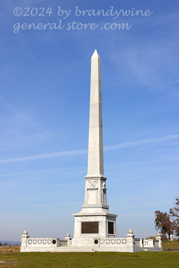 United States Army Regulars Gettysburg Monument front left View art pr ...