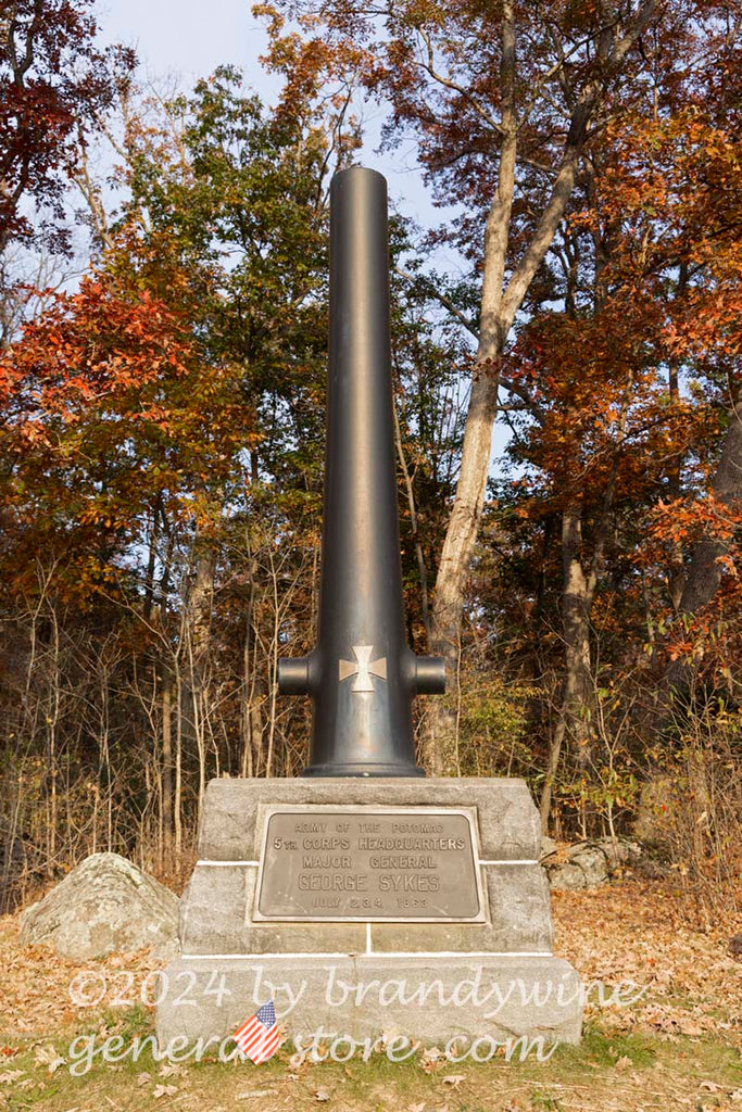 Headquarters marker General George Sykes Army of Potomac art print ...