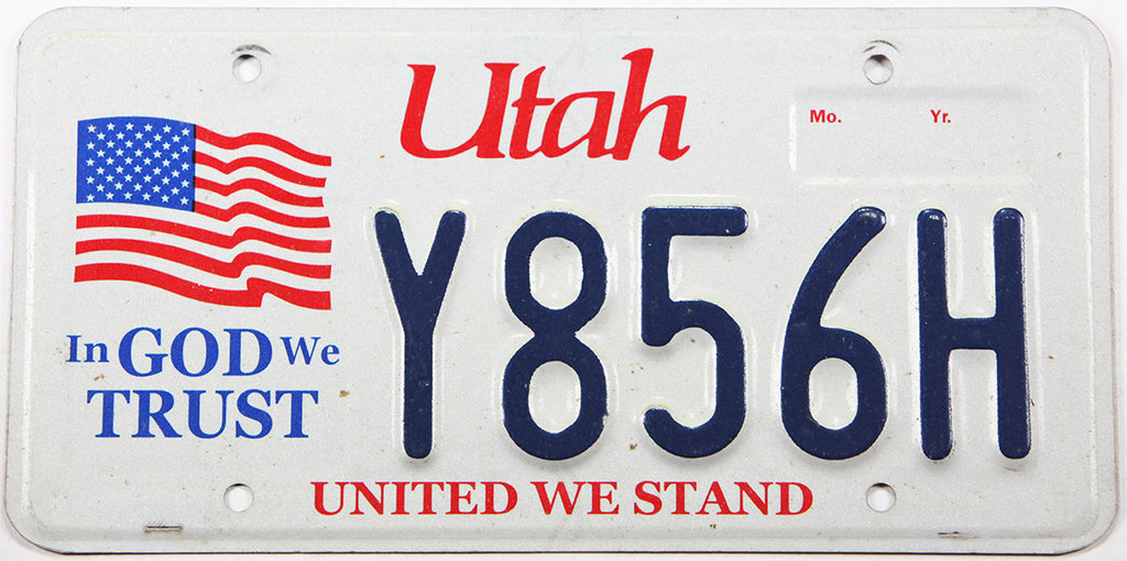 2020 Utah In God we Trust License Plate | Brandywine General Store