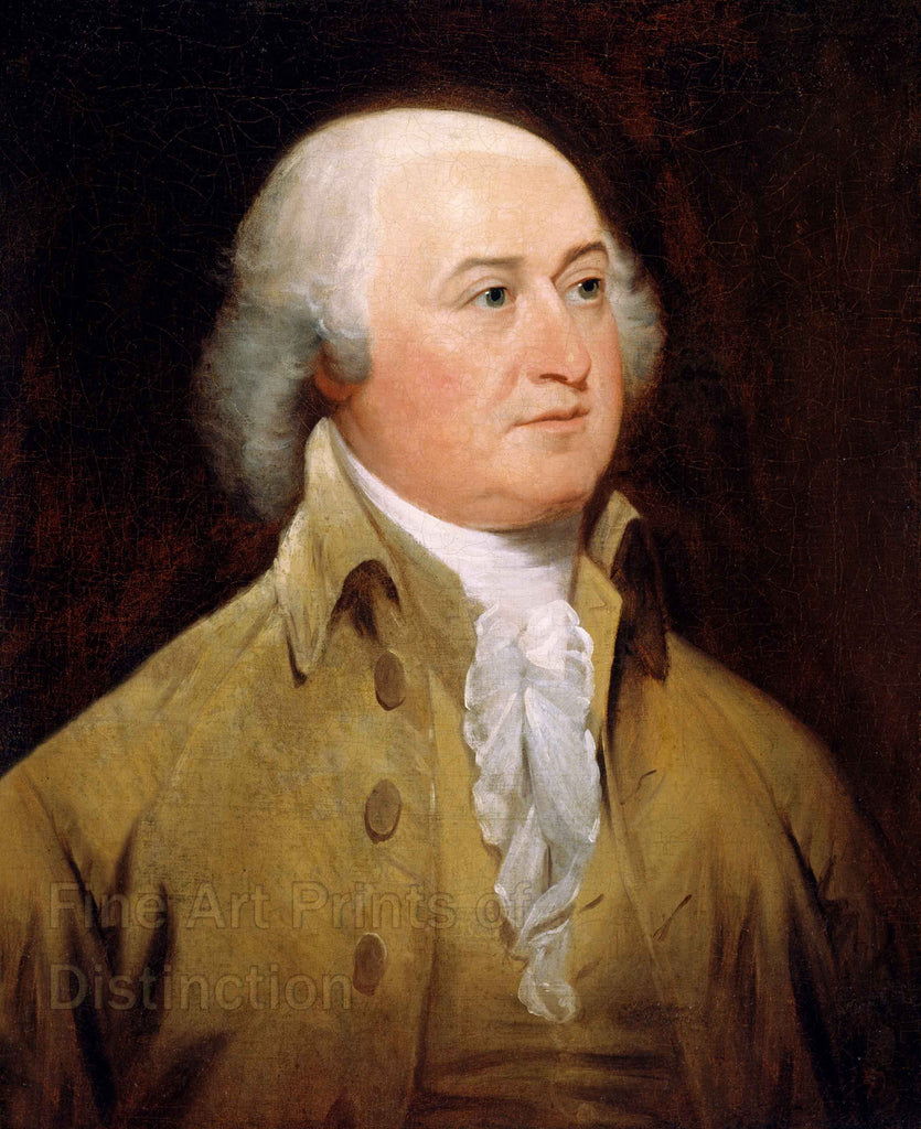 Adams John 1793 Portrait by John Trumbull art print | Brandywine ...