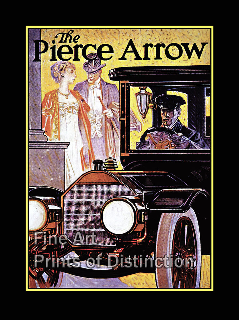 1910 Pierce Arrow Advertisement Car Print | Brandywine General Store