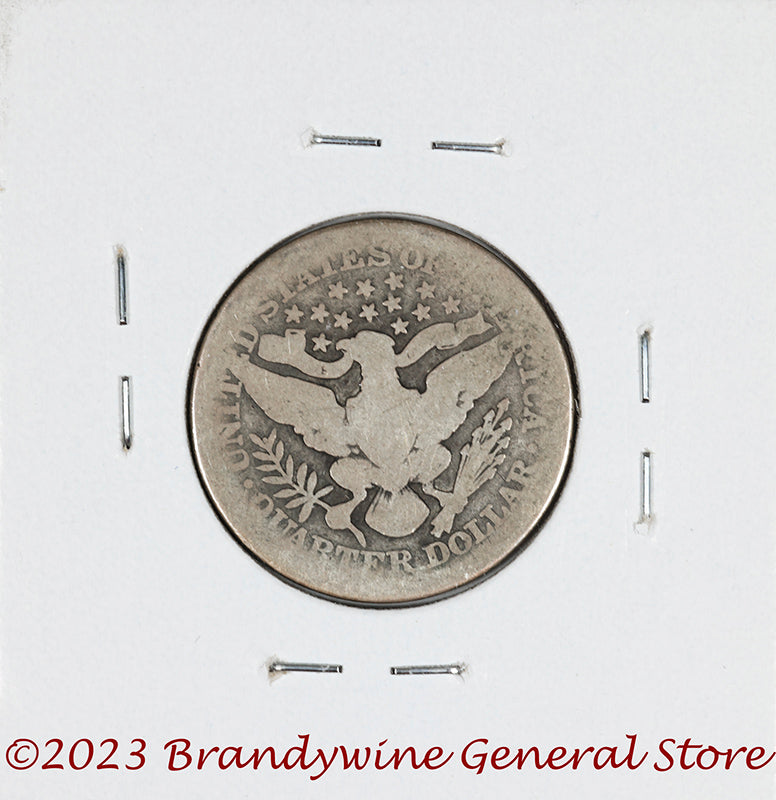 1913 Barber Quarter in Good condition | Brandywine General Store
