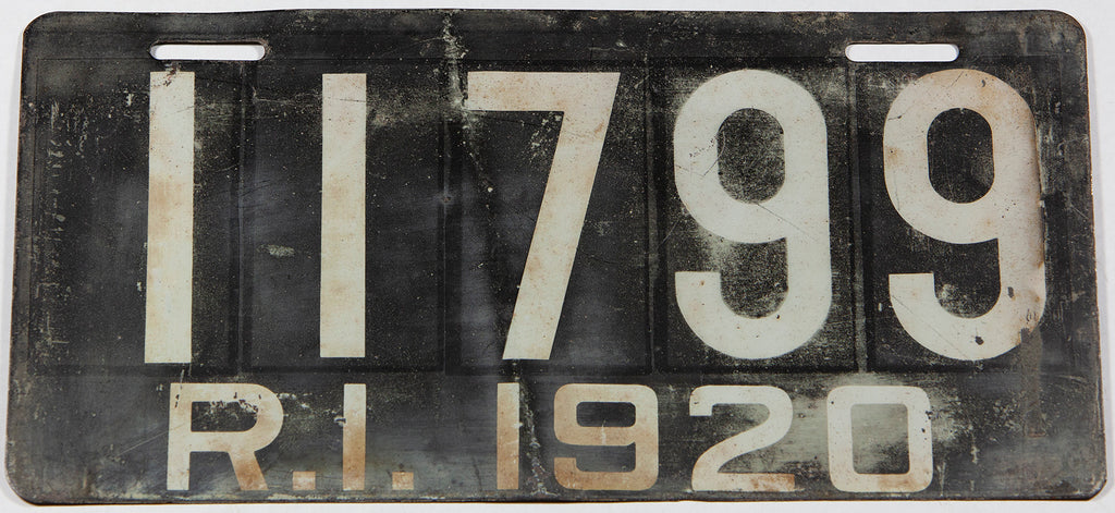1920 Rhode Island License Plate | Brandywine General Store