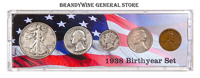 1938 Birth Year Coin Set | Brandywine General Store
