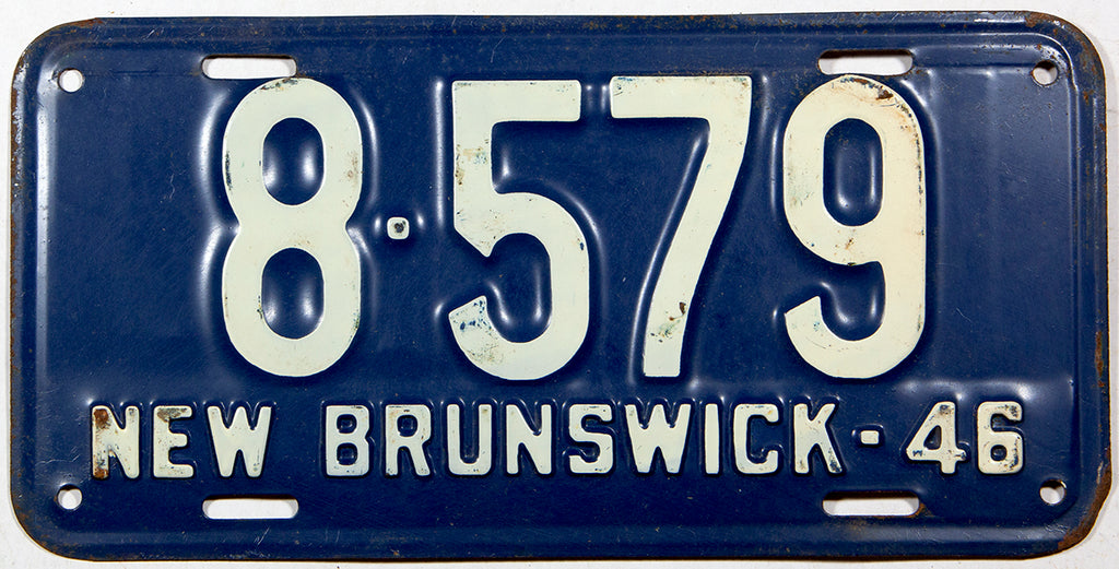 1946 New Brunswick License Plate | Brandywine General Store