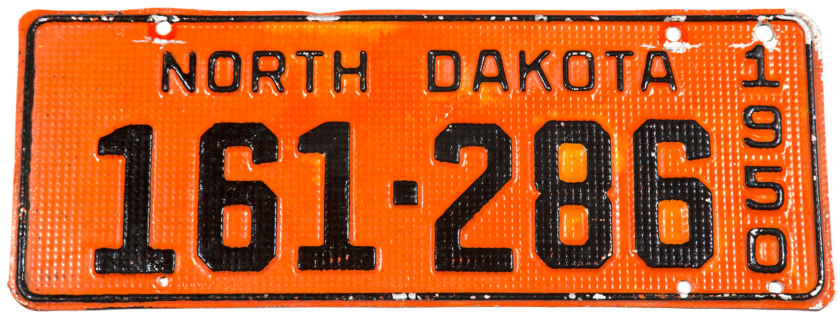 1950 North Dakota License Plate | Brandywine General Store