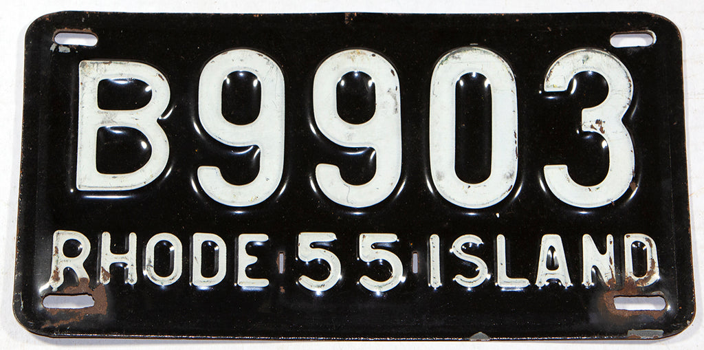 1955 Rhode Island License Plate | Brandywine General Store