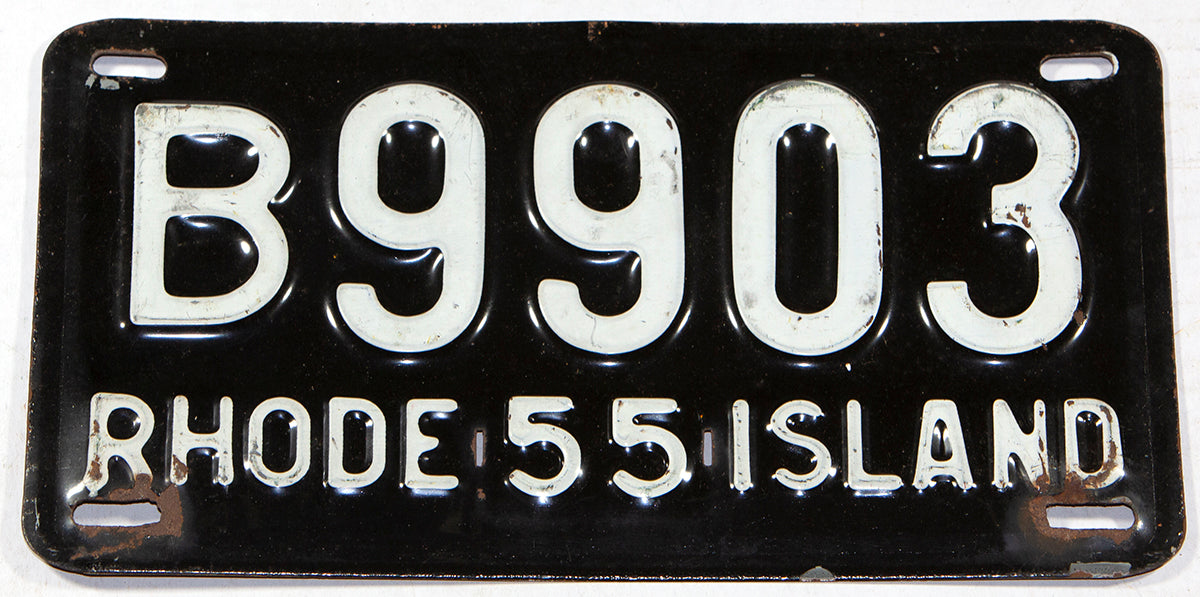 1955 Rhode Island License Plate | Brandywine General Store