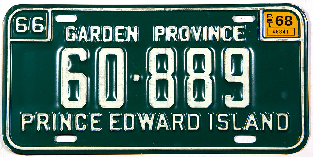 1968 Prince Edward Island License Plate | Brandywine General Store