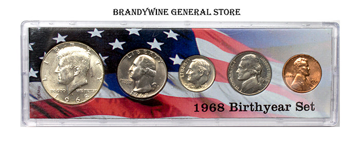 1968 Birth Year Coin Set | Brandywine General Store