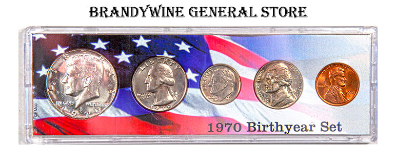 1970 Birth Year Coin Set | Brandywine General Store