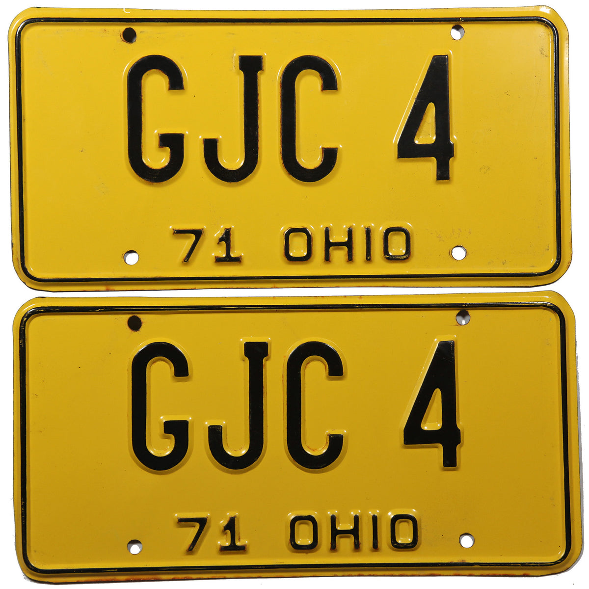 1971 Ohio License Plates | Brandywine General Store