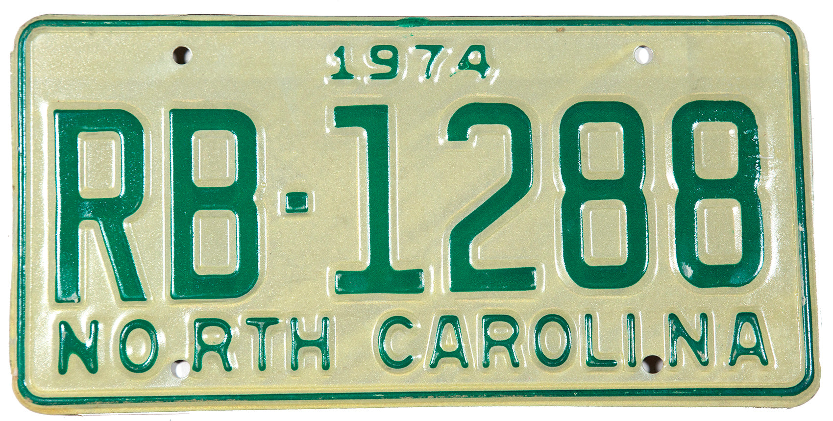 1974 North Carolina License Plate | Brandywine General Store