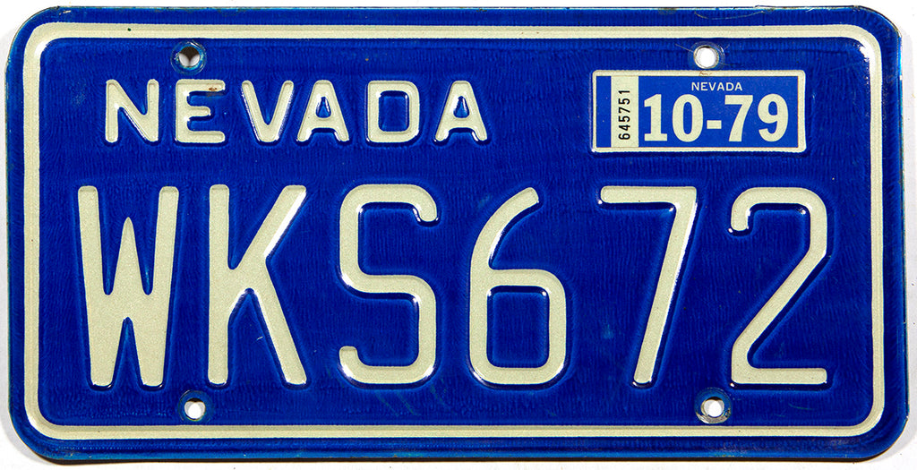 1979 Nevada License Plate | Brandywine General Store