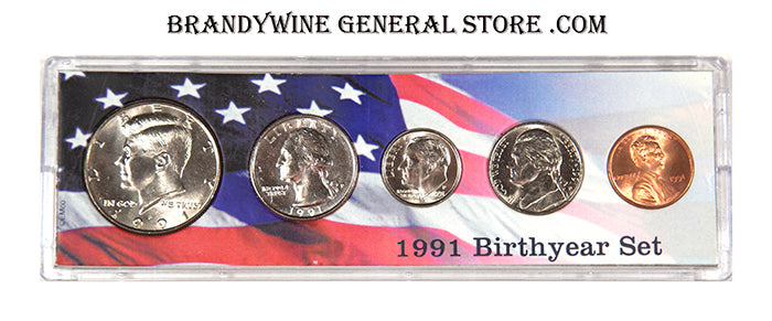 1991 Birth Year Coin Set | Brandywine General Store