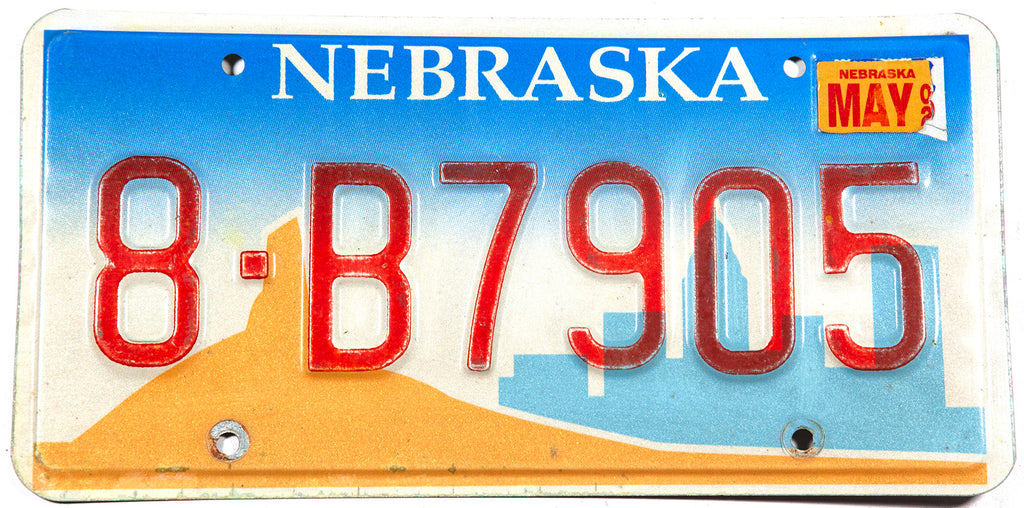 2002 Nebraska License Plate | Brandywine General Store