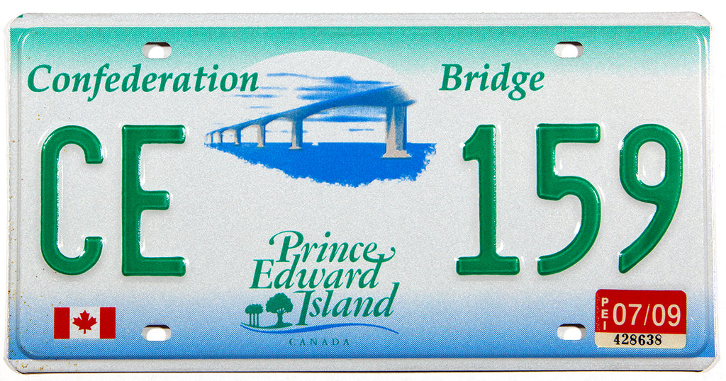 2009 Prince Edward Island Confederation Bridge License Plate ...