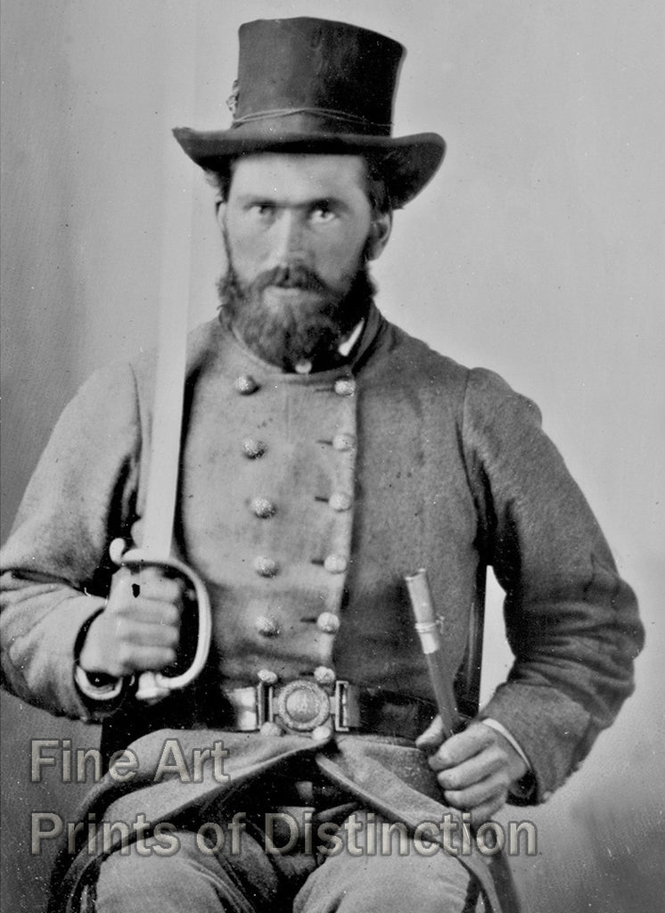 Private Luther Hart Clapp 37th Virginia Infantry art print | Brandywine ...