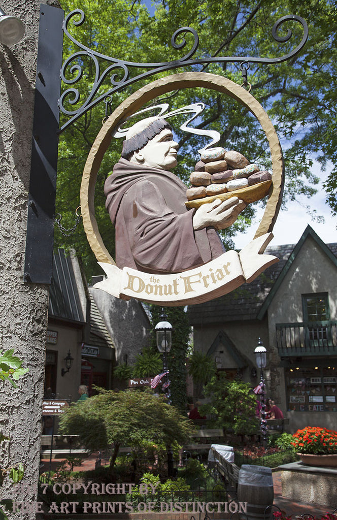 Donut Friar Advertising Trade Sign Art Print | Brandywine General Store