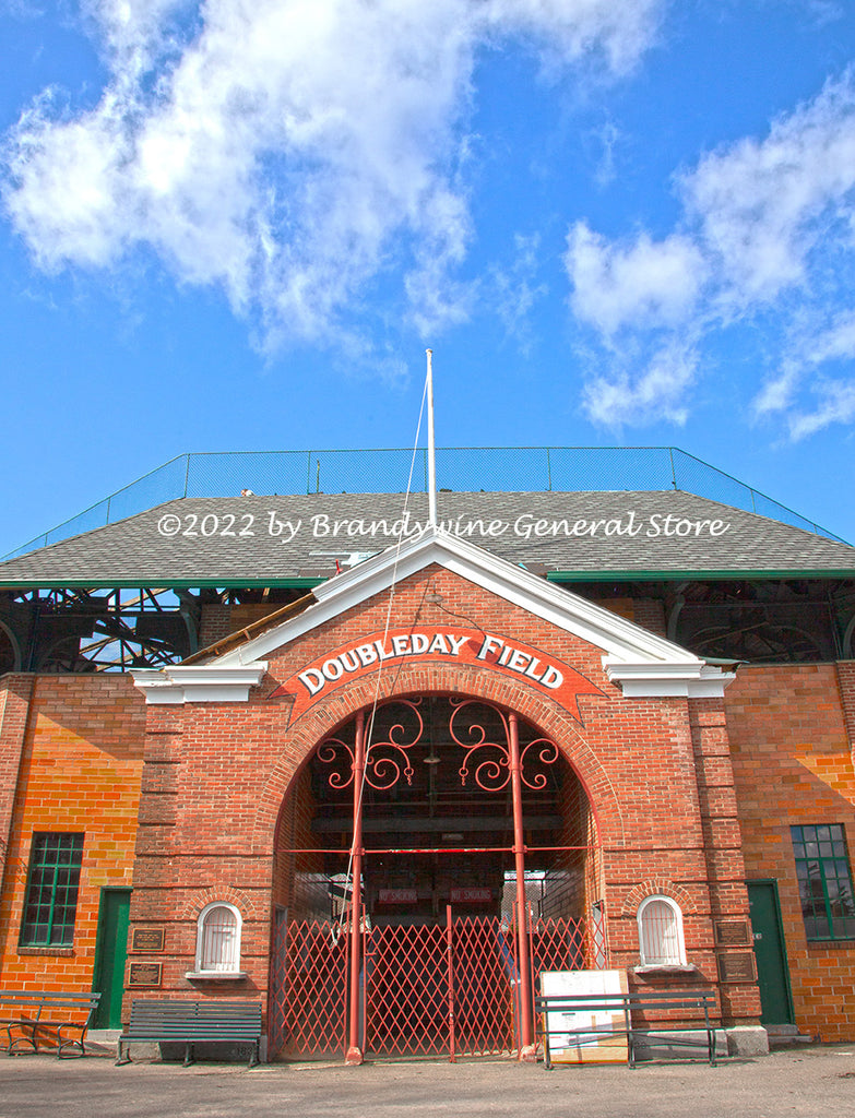 Doubleday Baseball Field Entrance Doors in Cooperstown NY art print ...