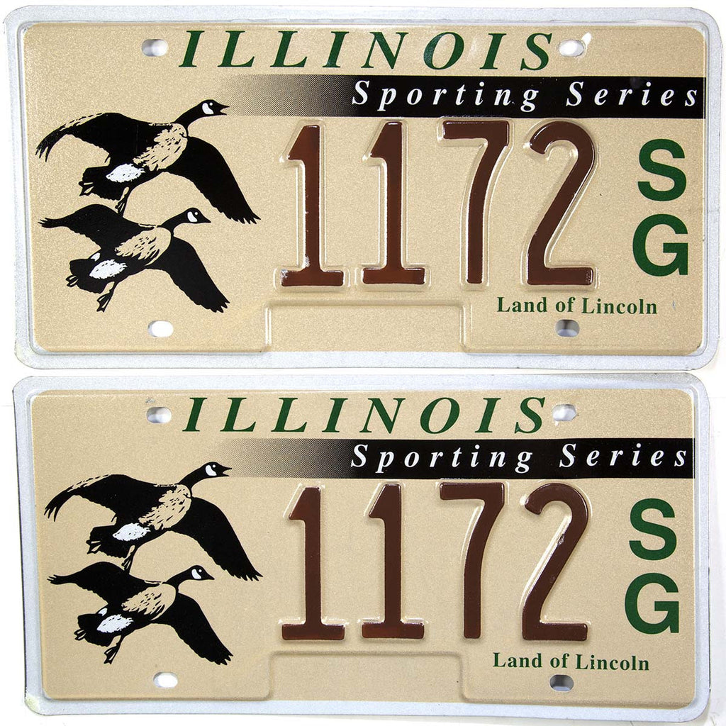 2007 Illinois Sporting Series License Plates | Brandywine General Store