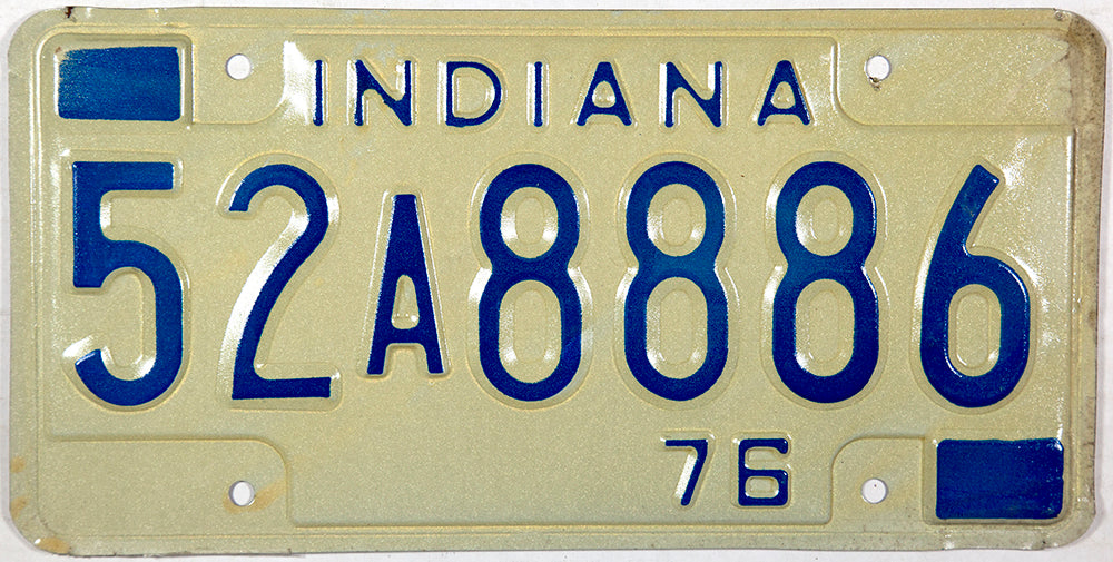 1976 Indiana License Plate | Brandywine General Store