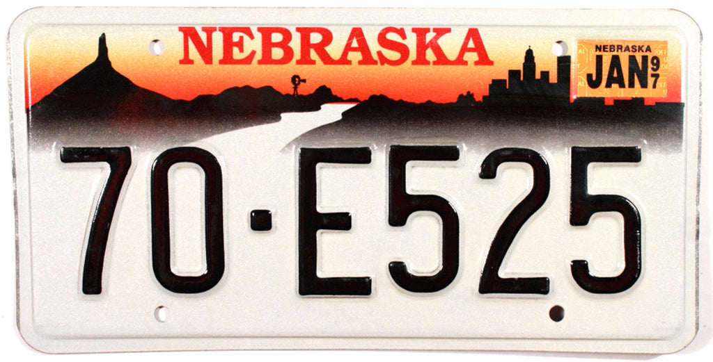 1997 Nebraska License Plate | Brandywine General Store