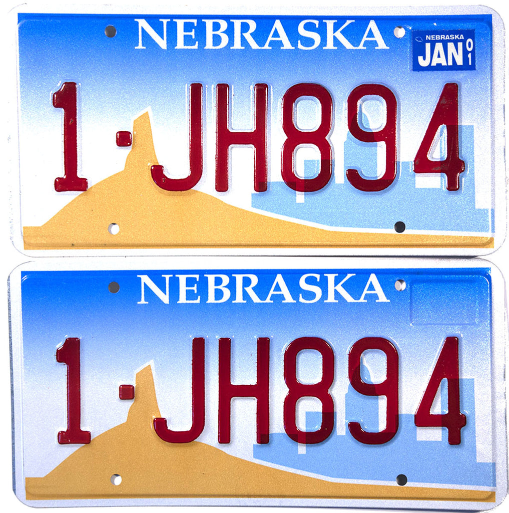 2001 Nebraska License Plates | Brandywine General Store