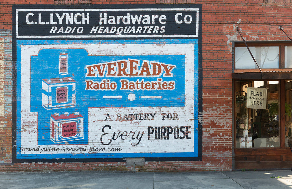 Eveready Radio Batteries Advertising Print | Brandywine General Store