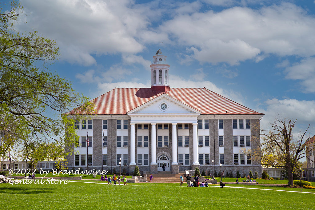 James Madison University Campus Wilson Hall art print | Brandywine ...