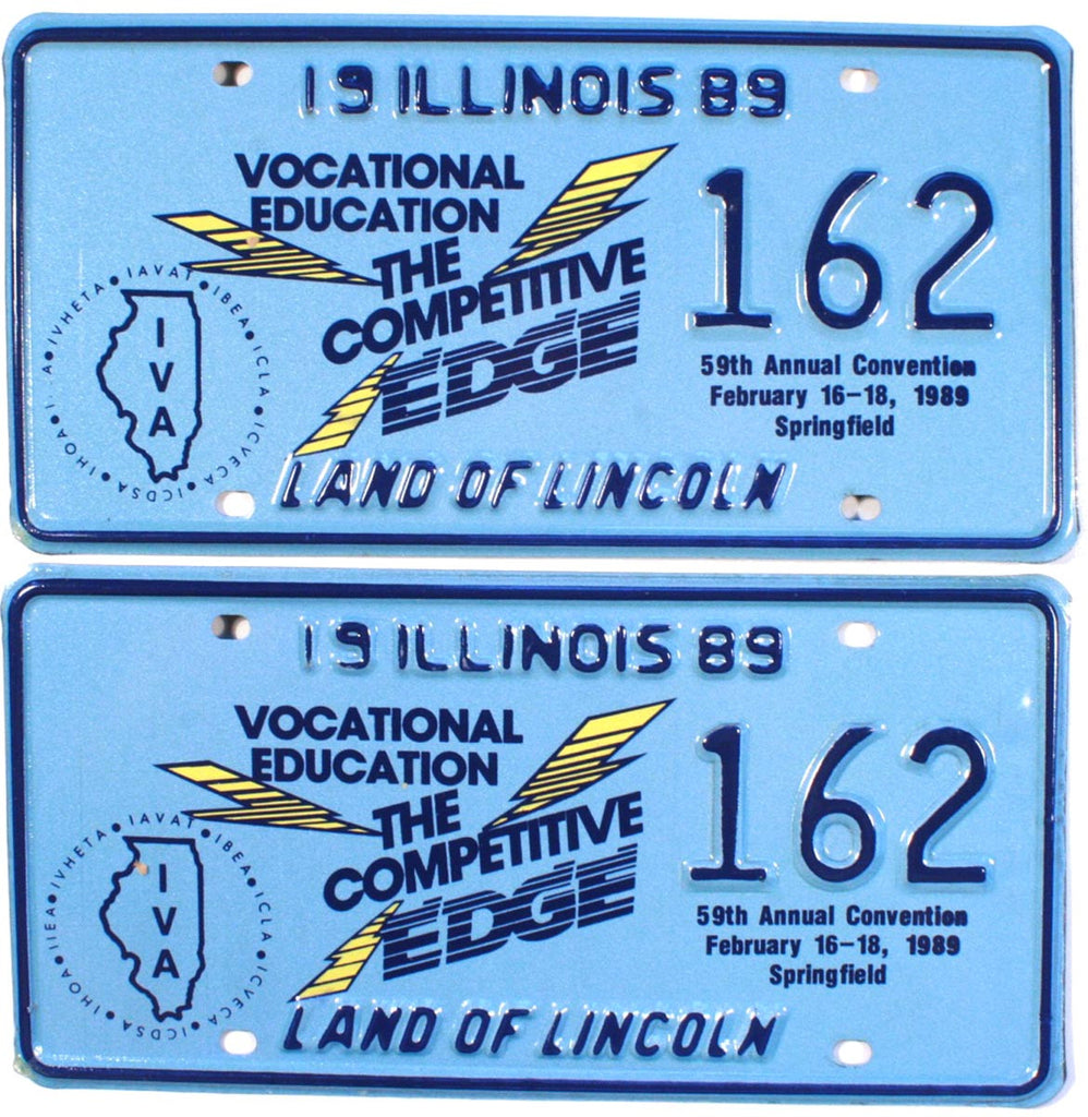 1989 Vocational Education License Plates | Brandywine General Store